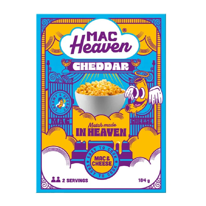 Mac Heaven Mac and Cheese Cheddar 184g – OhMyCandyBox