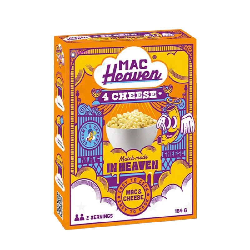 Mac Heaven Mac and Cheese Four Cheese 184g – OhMyCandyBox